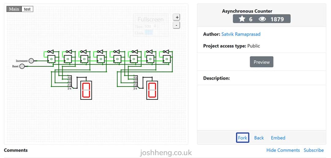 Creating Logic Circuits in CircuitVerse | Josh Heng