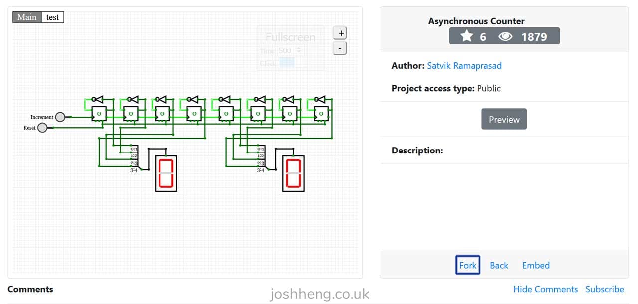 Creating Logic Circuits in CircuitVerse | Josh Heng