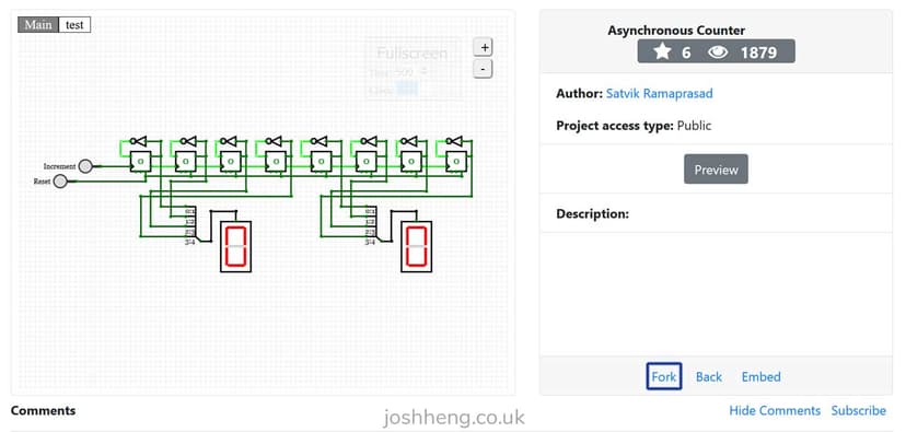 Creating Logic Circuits in CircuitVerse | Josh Heng