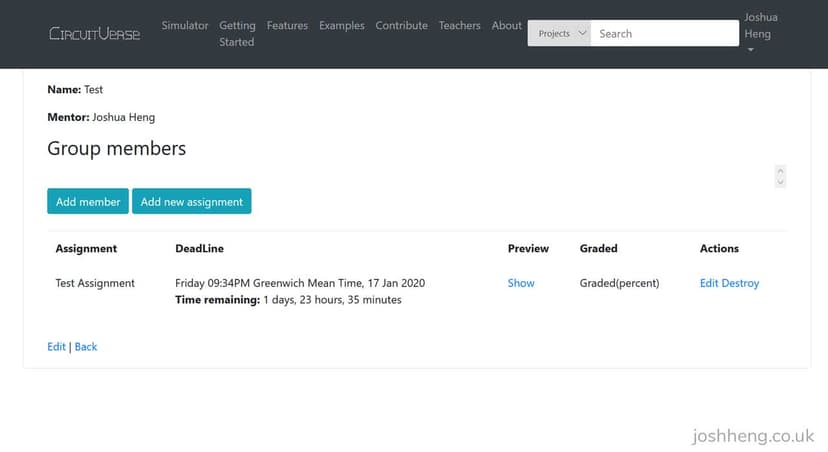 Creating Logic Circuits in CircuitVerse | Josh Heng