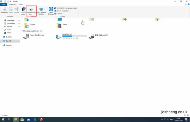 Mapping OneDrive for Business in File Explorer | Josh Heng